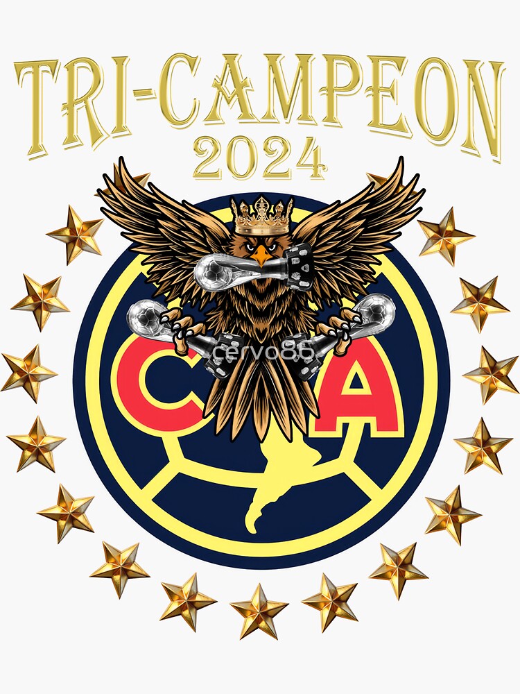 "Club America Aguila Tricampeon" Sticker for Sale by cervo86 | Redbubble