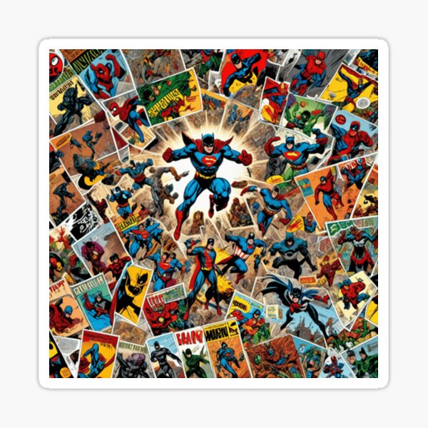 "Comic pants, Comic Print, Comics Sticker, MARVELous art for comics ...