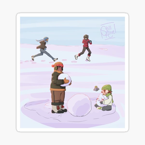 "Snow Day" Sticker for Sale by StillAlive | Redbubble