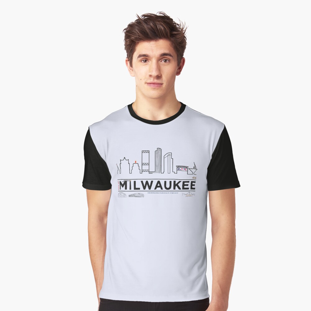 "MKE City Skyline • Milwaukee, WI" Sticker for Sale by SteffieLK ...