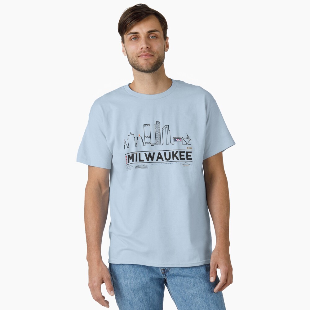 "MKE City Skyline • Milwaukee, WI" Sticker for Sale by SteffieLK ...