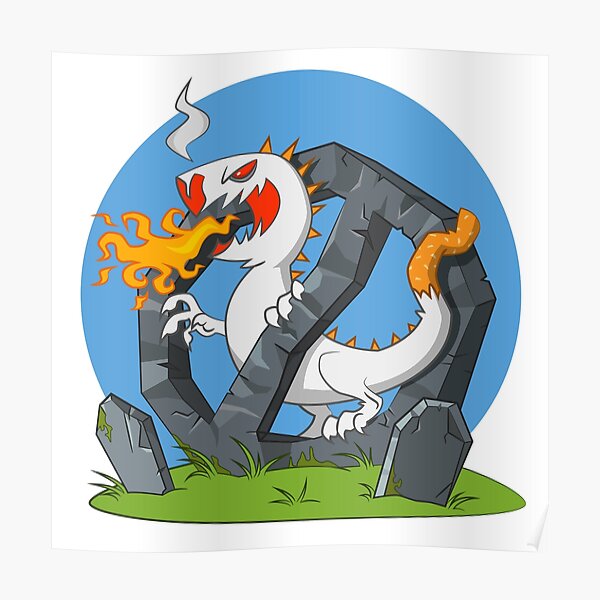 "Cigarette - Monster" Poster by EVGENII | Redbubble