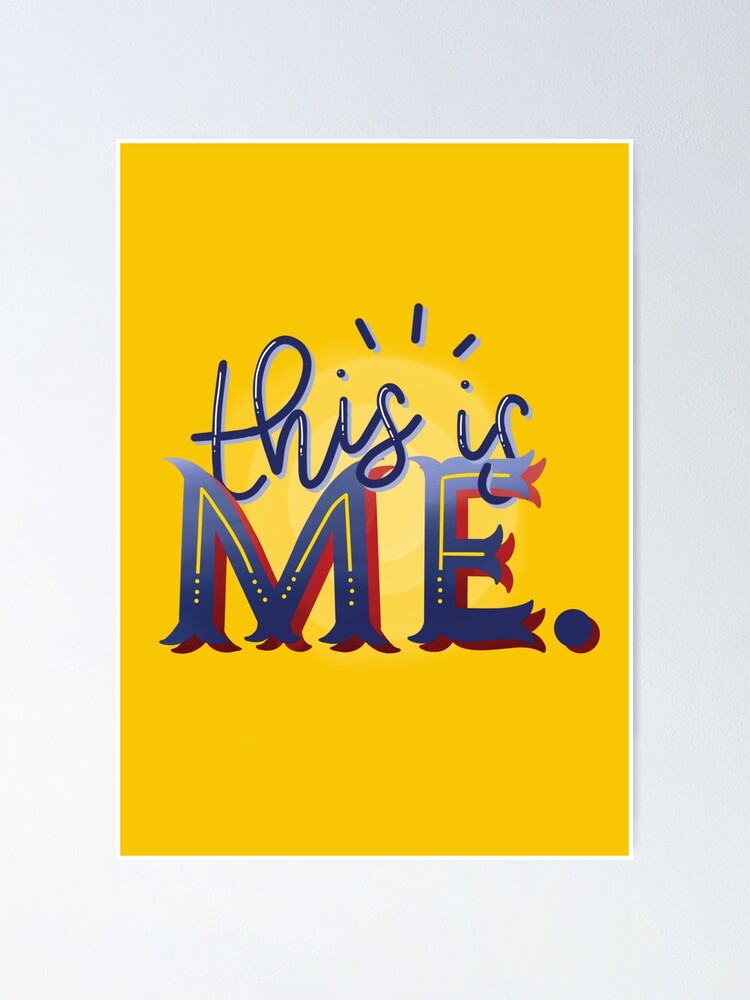 Póster «Este soy yo» de cheekymare | Redbubble