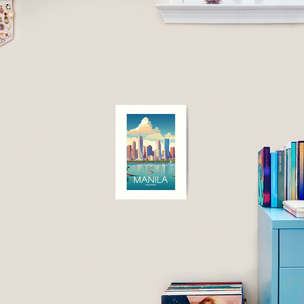 "MANILA" Sticker for Sale by MarkedArtPrints | Redbubble
