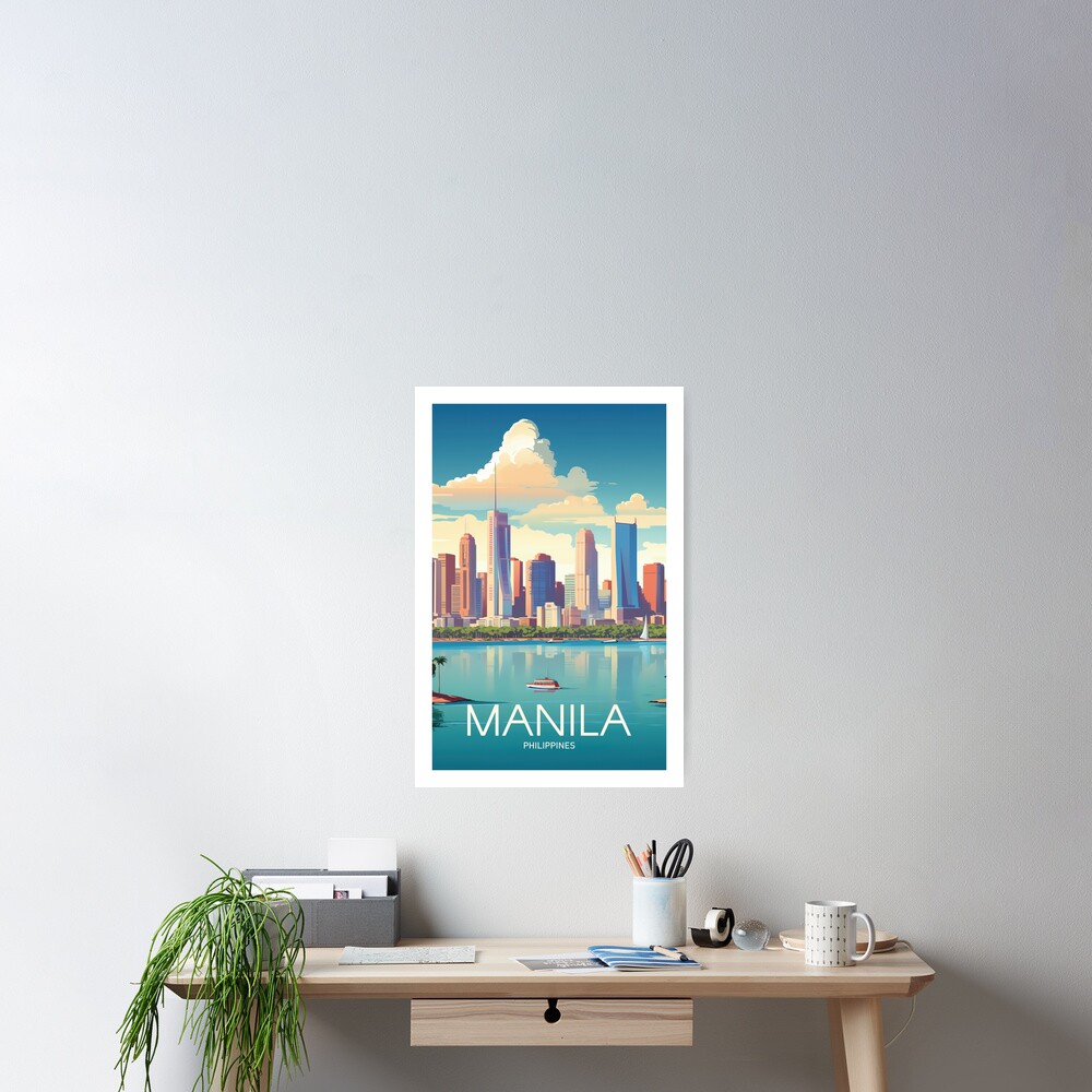 "MANILA" Sticker for Sale by MarkedArtPrints | Redbubble