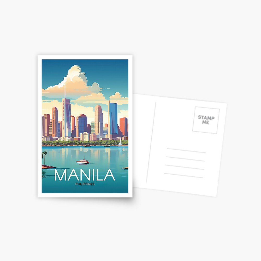 "MANILA" Sticker for Sale by MarkedArtPrints | Redbubble