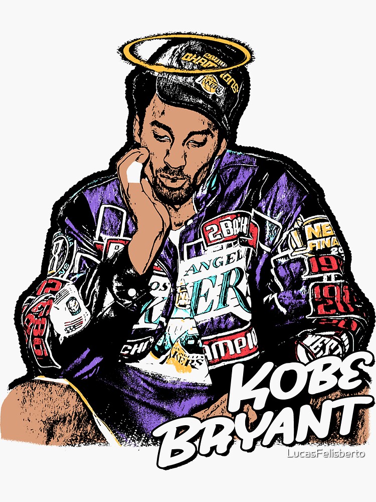 "Kobe Bryant Angel" Sticker for Sale by LucasFelisberto | Redbubble