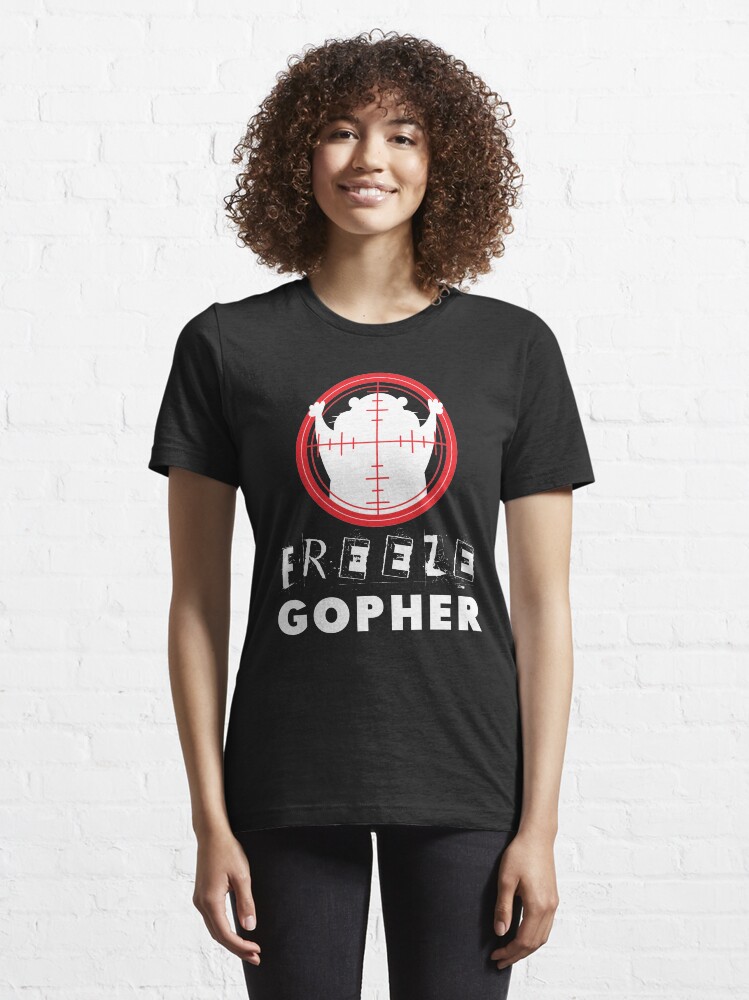 "Freeze Gopher T Shirt Hunter Groundhog " T-shirt for Sale by Yarkos ...