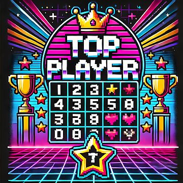 "Top Player - Pixel Perfect Leaderboard" Sticker for Sale by ...