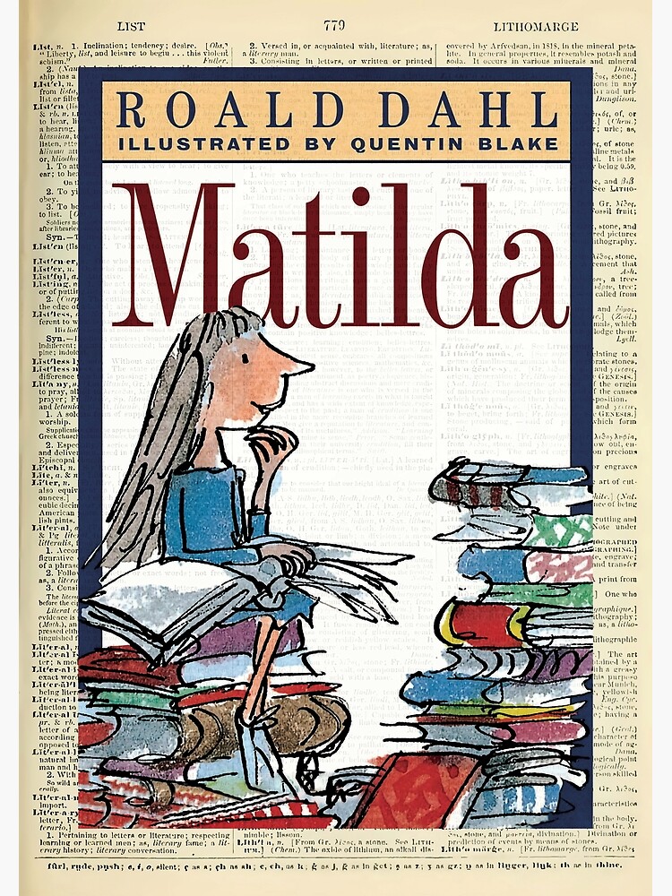 "Roald Dahl- Matilda art" Photographic Print for Sale by ...