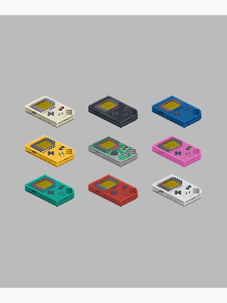 "Gameboy Original Pixel Art " Art Print for Sale by arcadeperfect ...