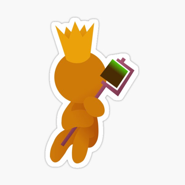 "alan becker king inkscape" Sticker for Sale by FallenAngelSalt | Redbubble
