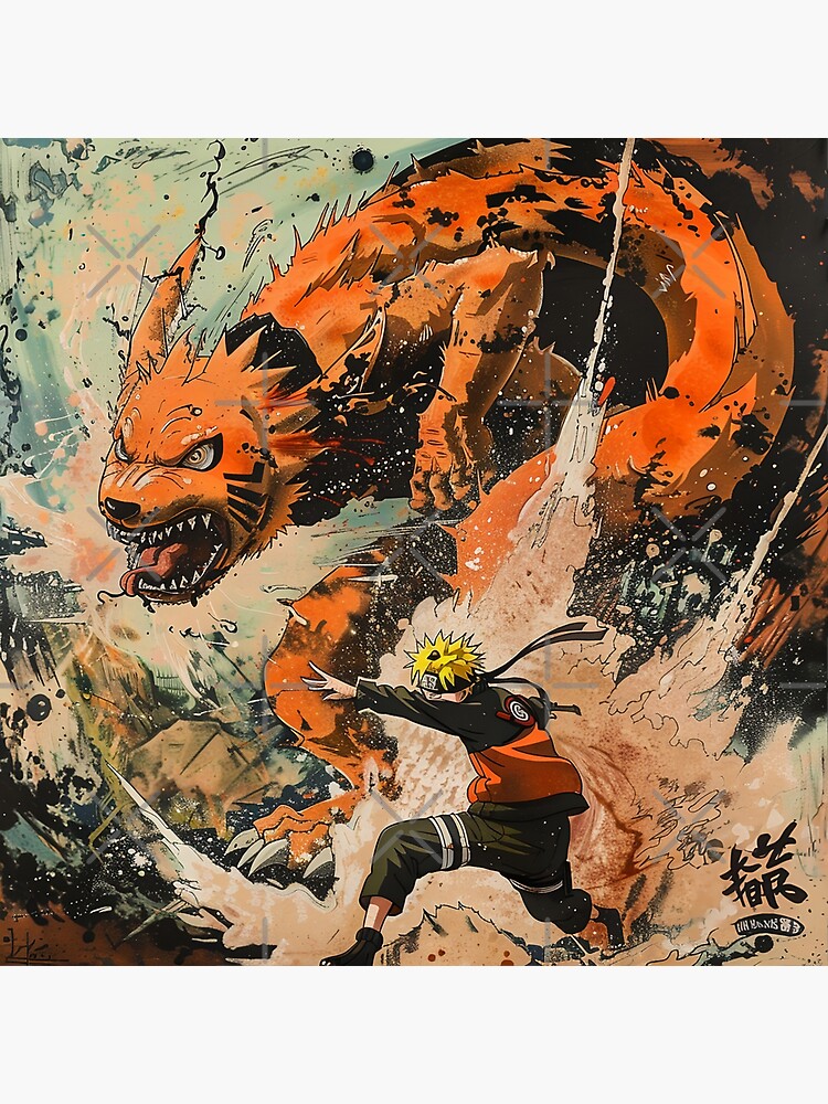 "Naruto: Echoes of the Nine Tails" Sticker for Sale by Pare-pare ...