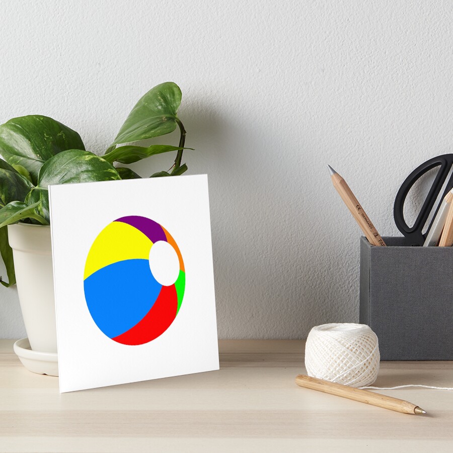 "Beach Ballin’" Art Board Print by PZAndrews | Redbubble