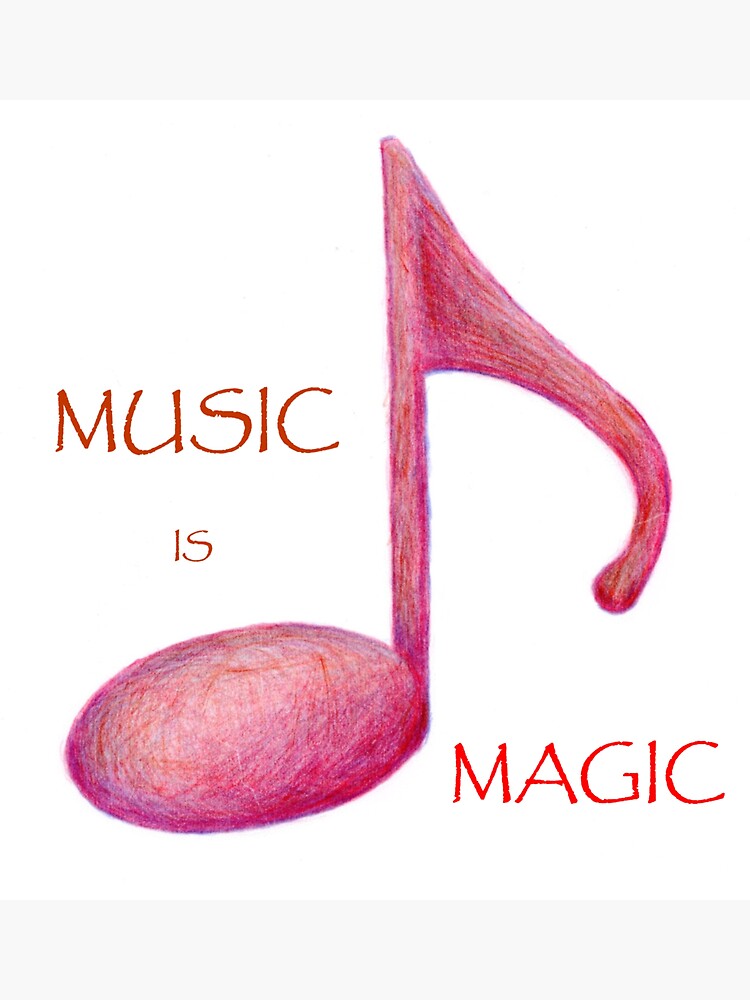 "Music Is Magic" Sticker for Sale by TimothyDarius | Redbubble