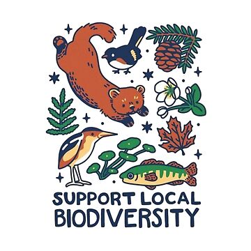 "Appalachia Support Local Biodiversity" Sticker for Sale by Miranda ...