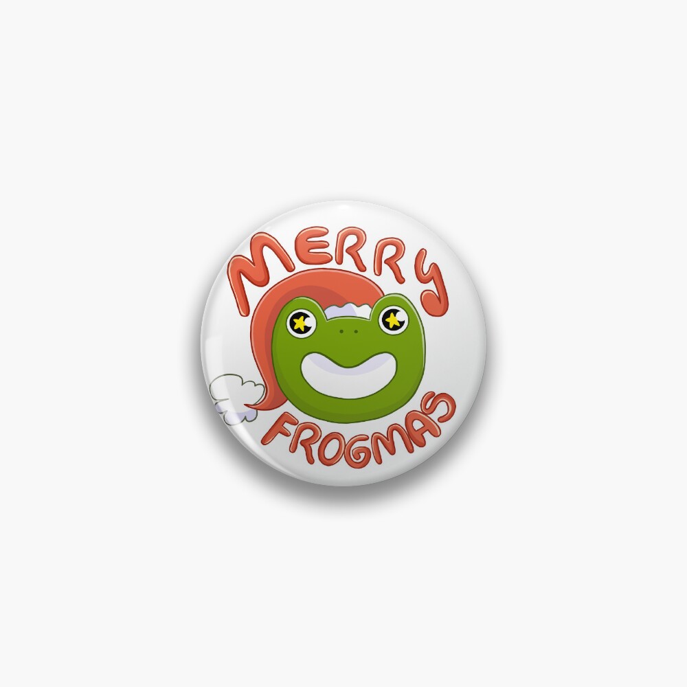 "Cute Christmas Merry Frog-mas Frog " Sticker for Sale by alicemaary ...