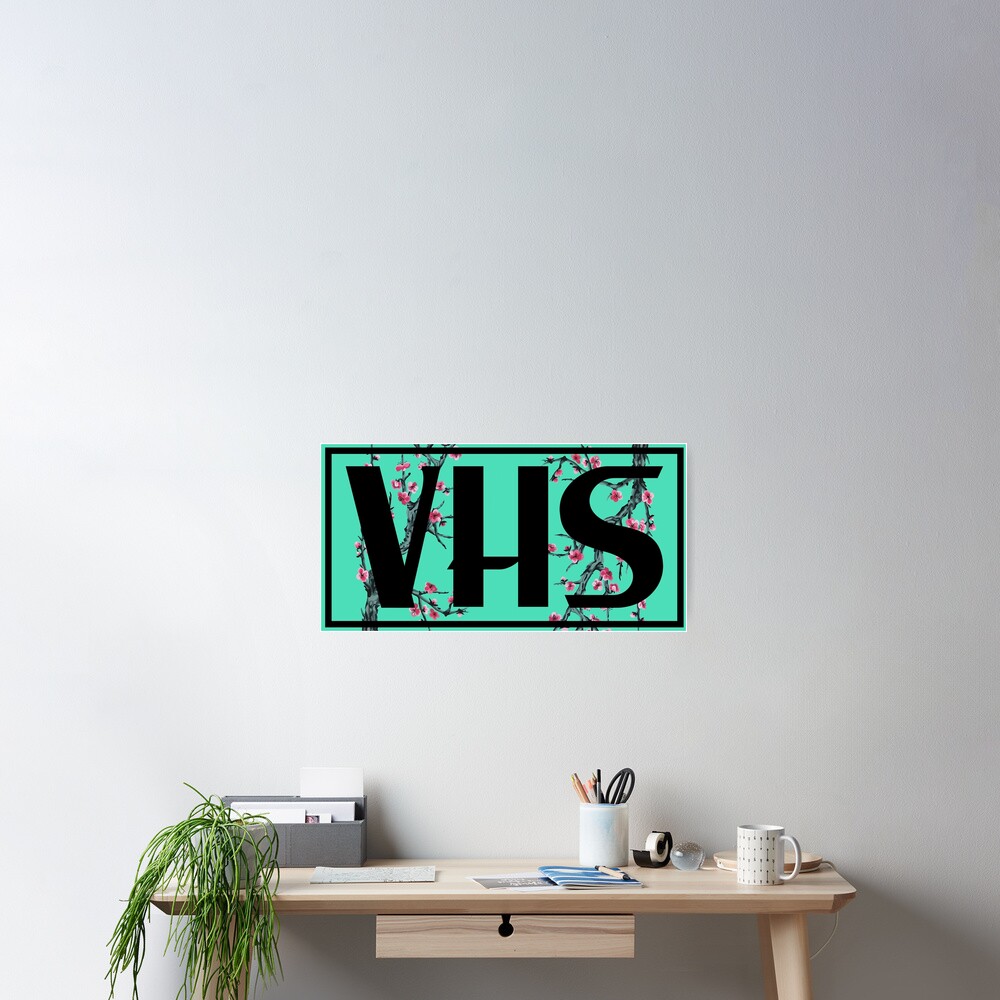 "VHS Vaporwave" Poster by Czmods | Redbubble