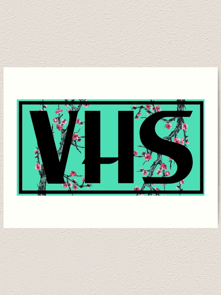 "VHS Vaporwave" Art Print by Czmods | Redbubble