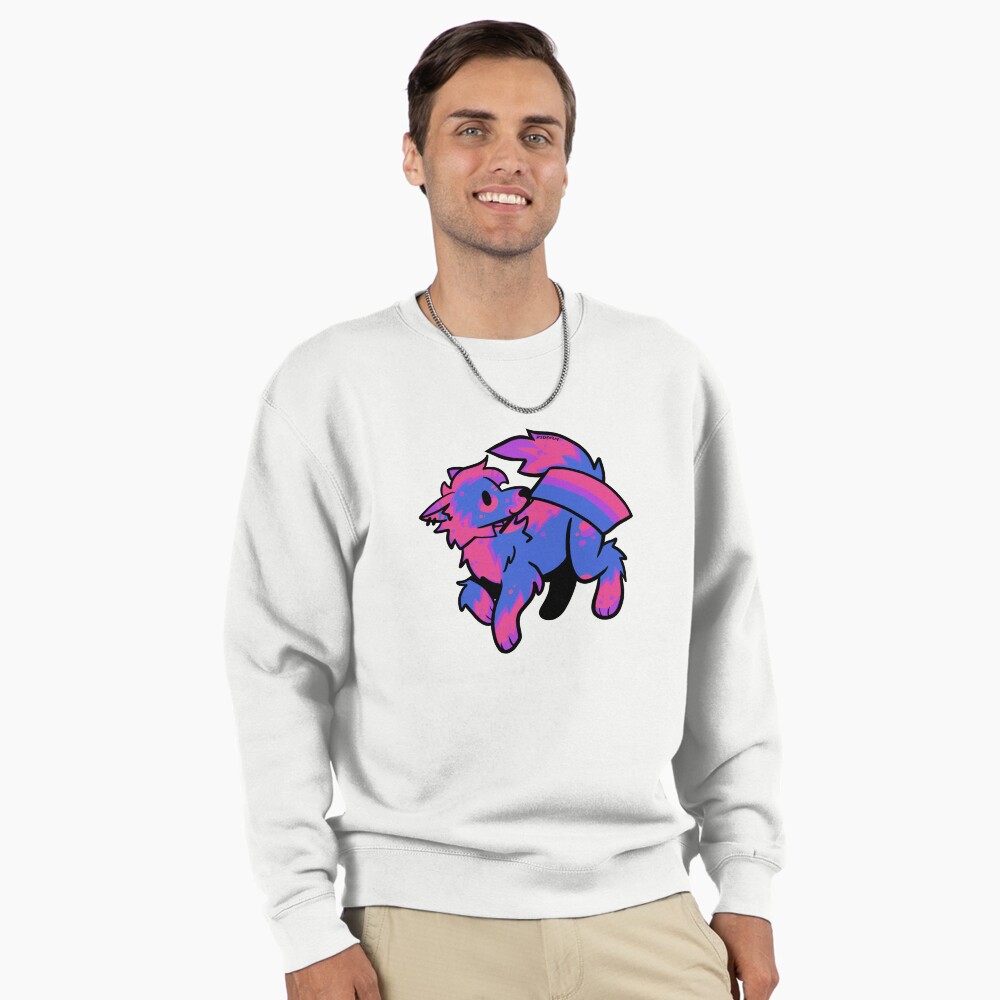 "Bisexual Pride Dog" Sticker for Sale by freshsqu33zed | Redbubble
