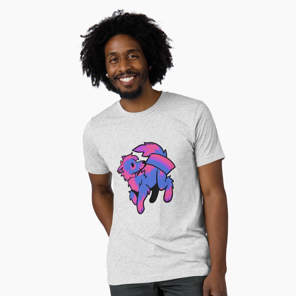 "Bisexual Pride Dog" Sticker for Sale by freshsqu33zed | Redbubble
