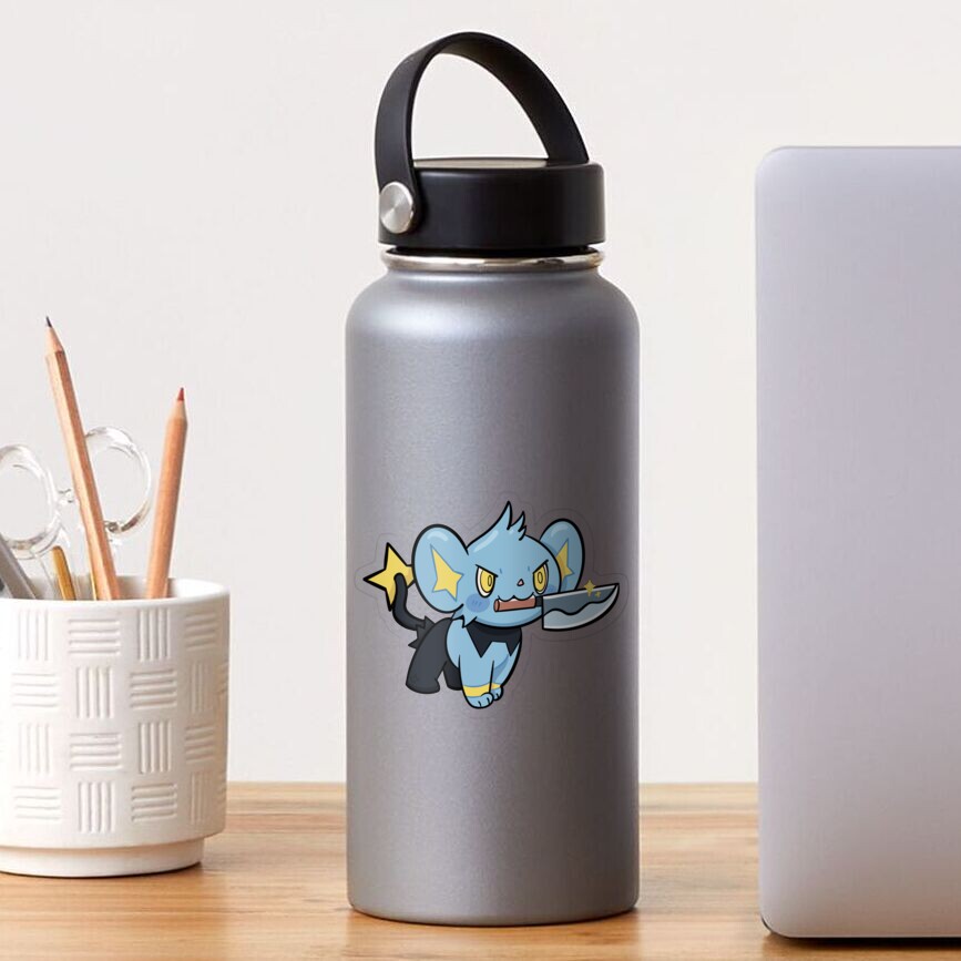 "Shinx with a Knife " Sticker for Sale by CJsSadHammock | Redbubble