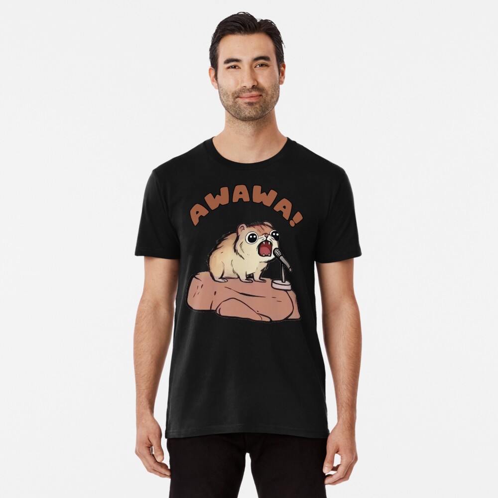 "AWAWA Hyrax in Concert, Graphic Humor Meme" Sticker for Sale by ...