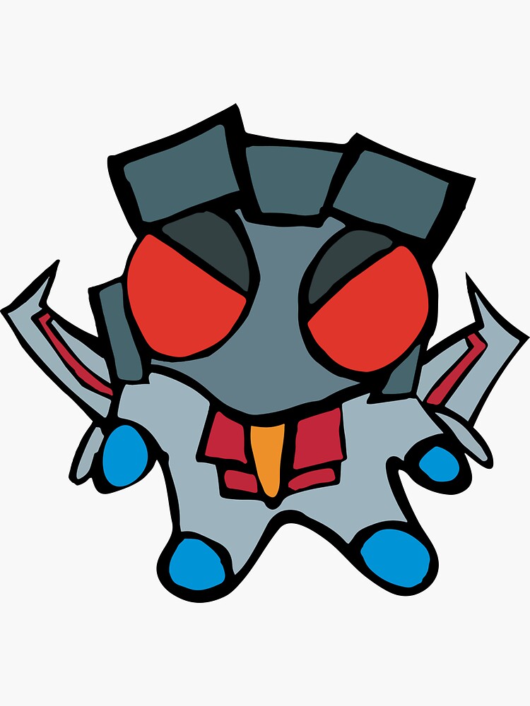 "STARSCREAM" Sticker for Sale by Chompcone | Redbubble