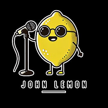 "John Lemon, the humorous singing lemon" Sticker by lAnJefurtifeu ...