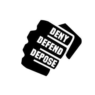 "DENY DEFEND DEPOSE" Sticker for Sale by ByArtness | Redbubble