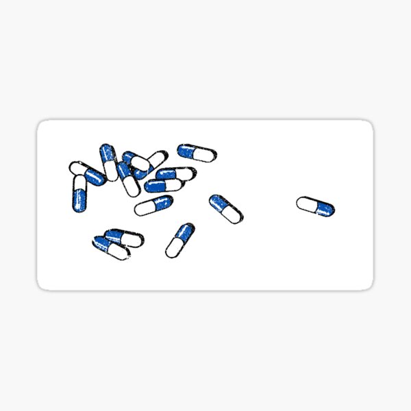 "Capsules" Sticker for Sale by huckblade | Redbubble