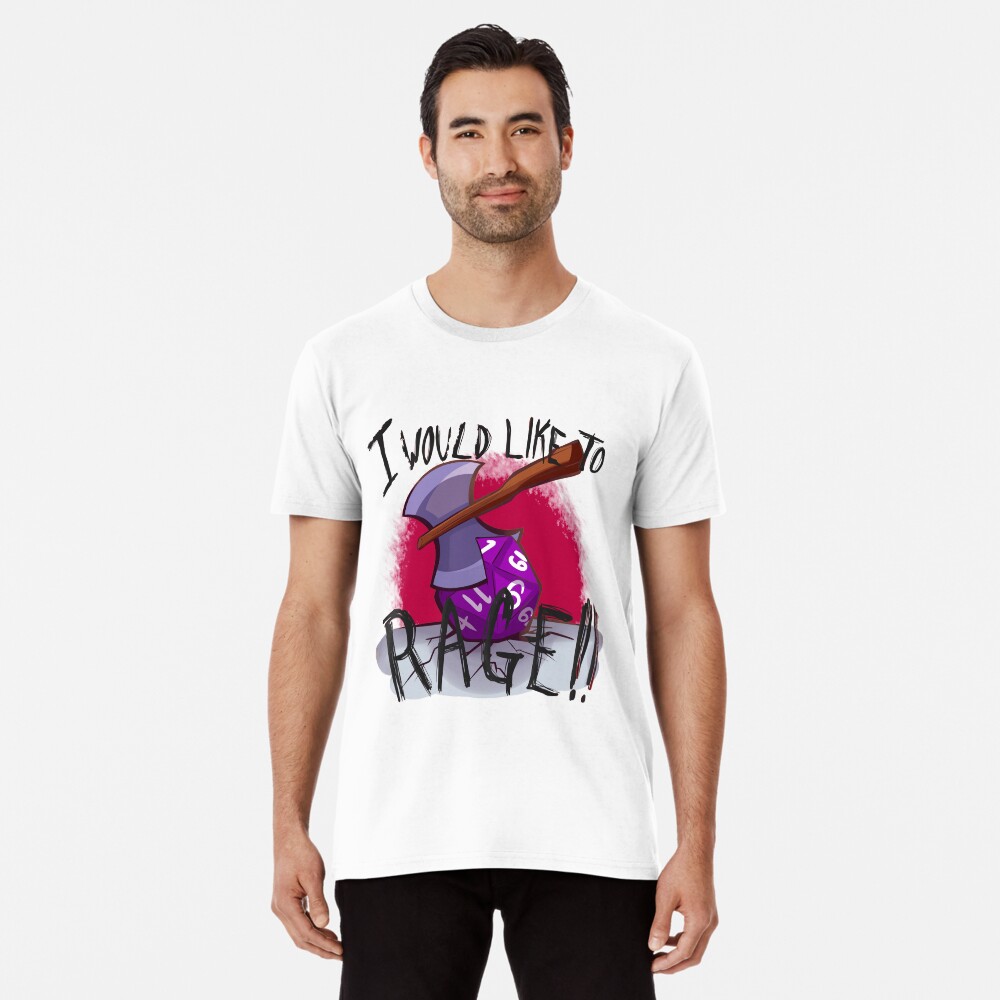 "I would like to...RAGE" Essential T-Shirt for Sale by EbonyInkstone ...