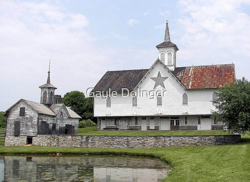 "The Star Barn" by Gayle Dolinger | Redbubble