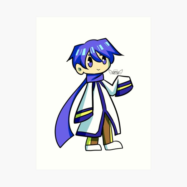 "kaito sticker " Art Print for Sale by quimmy | Redbubble