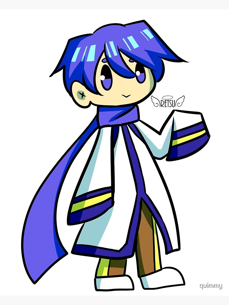 "kaito sticker " Art Print for Sale by quimmy | Redbubble