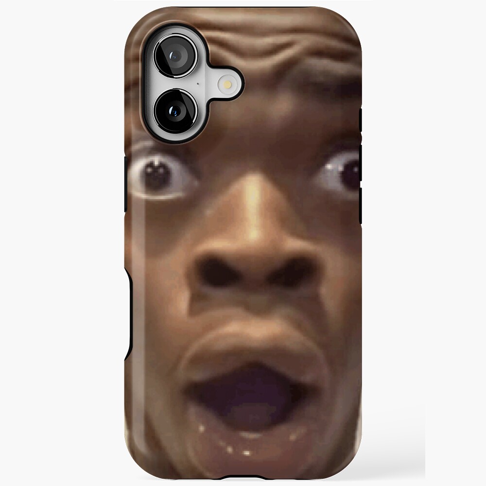 "black guy shocked meme" Sticker for Sale by millouaxx | Redbubble