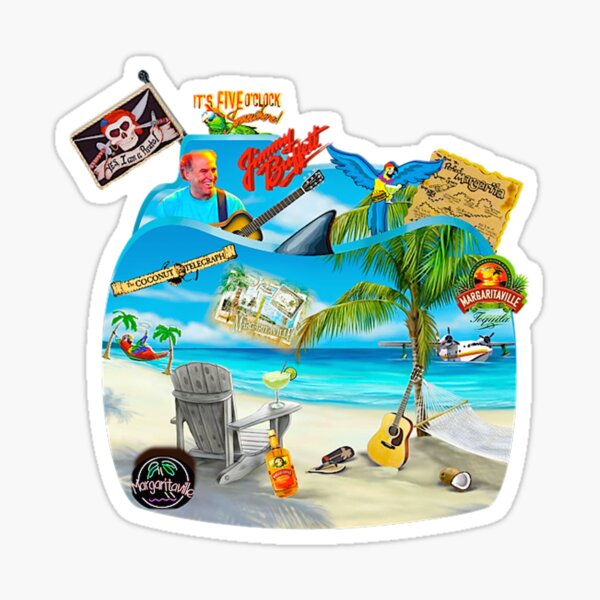 Jimmy Buffett Stickers | Redbubble