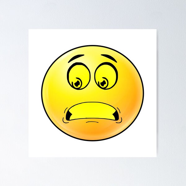 Yikes Emoji Emoji Icon Neutral Face Emoji Vector: Stockvector