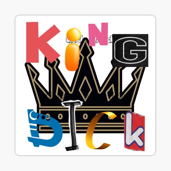 "King - d " Sticker for Sale by Eusebiorob | Redbubble