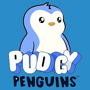 "Pudgy Penguin Pocket Logo" Sticker for Sale by BoredApeYacht | Redbubble