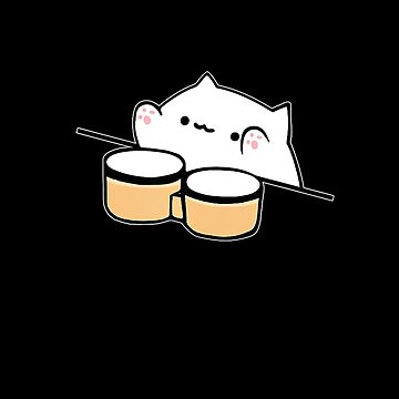 "Official Bongo Cat - Cute Cat Playing Bongos - Funny Meme Musical ...