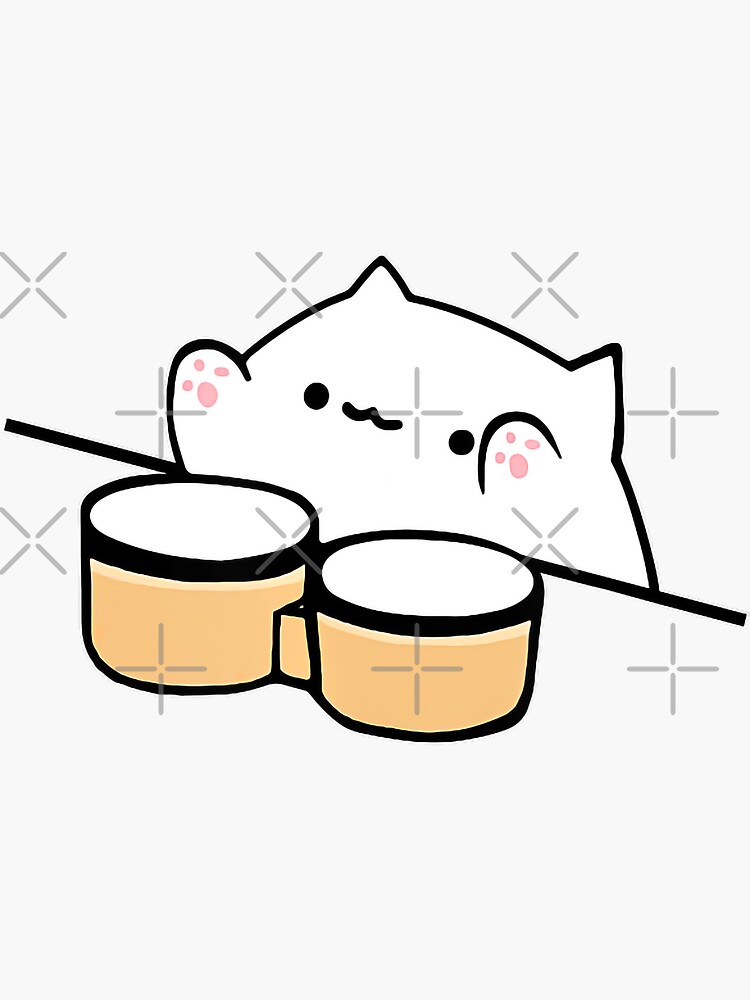 "Official Bongo Cat - Cute Cat Playing Bongos - Funny Meme Musical ...