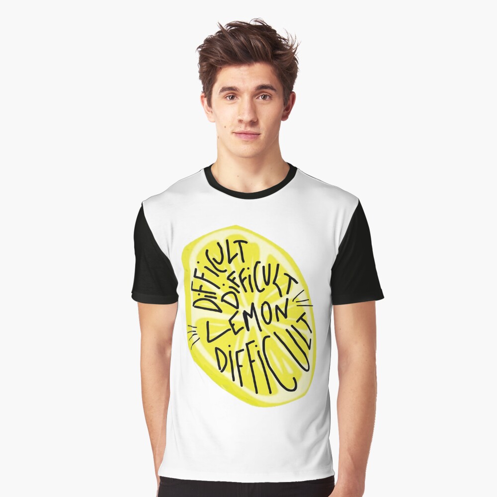 "Difficult Difficult Lemon Difficult" Sticker for Sale by emrapper ...