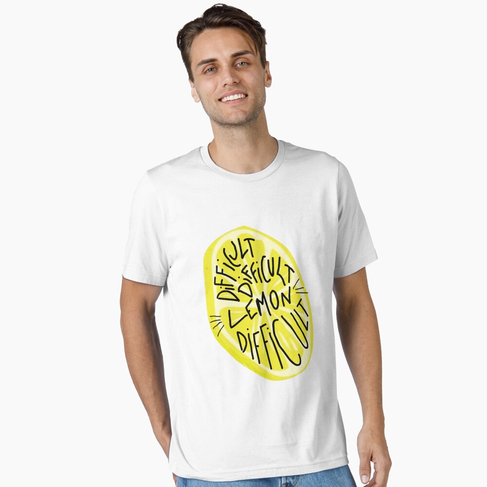 "Difficult Difficult Lemon Difficult" Sticker for Sale by emrapper ...