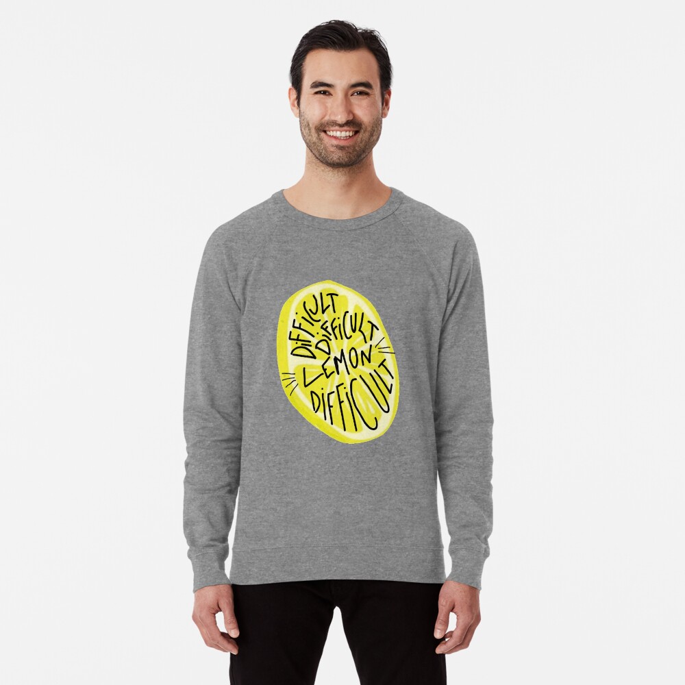 "Difficult Difficult Lemon Difficult" Sticker for Sale by emrapper ...