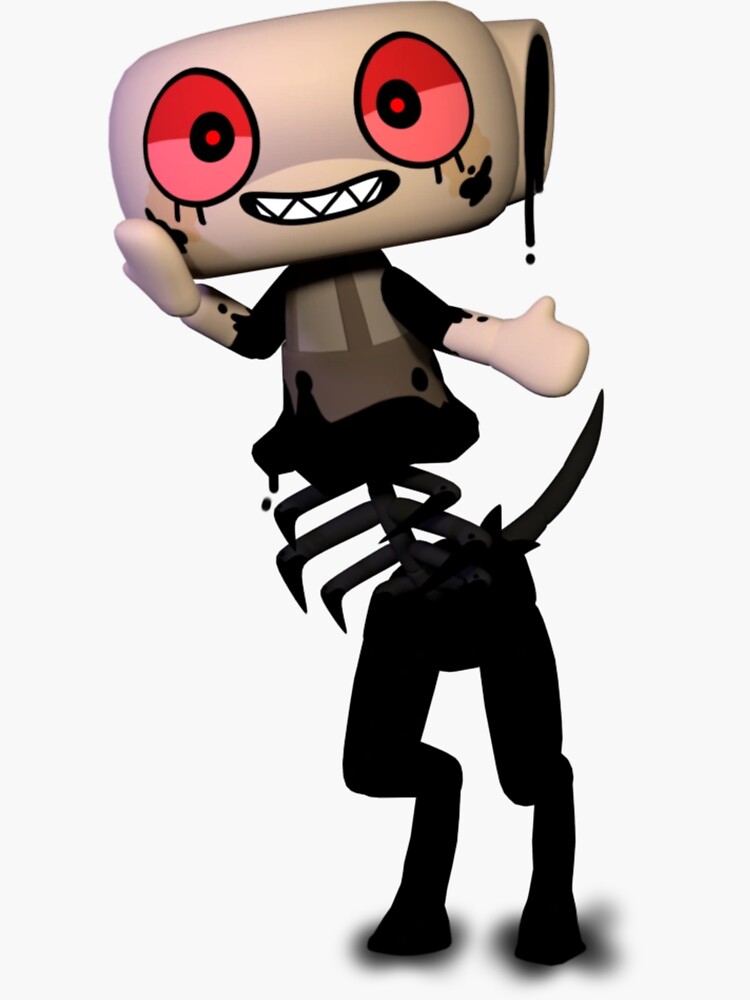 "Dandy's World: Twisted Shelly" Sticker for Sale by Unseenpublic ...