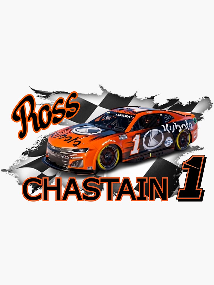 "Ross Chastain - 2025 Kubota scheme" Sticker for Sale by GoTrackHopper ...