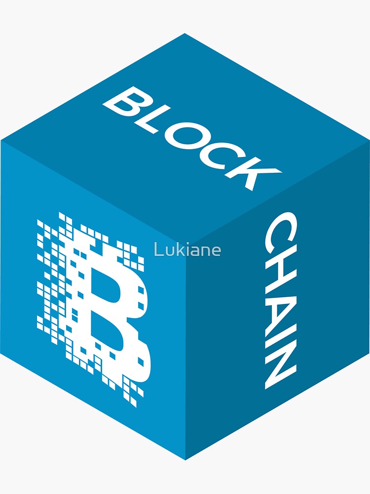 "Programming Skill Cube - Blockchain" Sticker for Sale by Lukiane | Redbubble