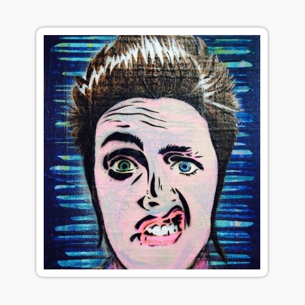 "Me, Myself, and I (Self Portrait)" Sticker for Sale by TheDripArtist ...