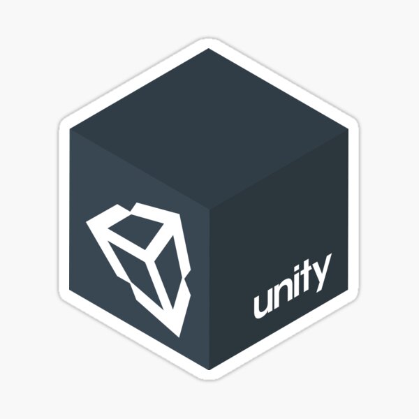 "Programming Skill Cube - unity" Sticker for Sale by Lukiane | Redbubble